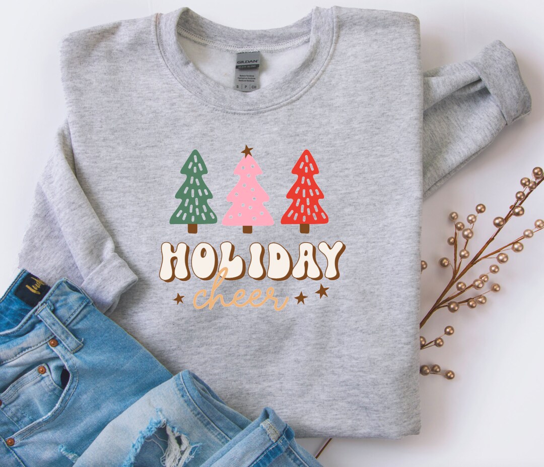 Holiday Cheer Screen Print Transfer, Screen Print, Christmas Screen ...