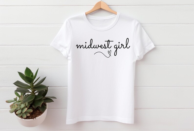 Midwest Girl With Heart PNG File (digital Download) - Etsy