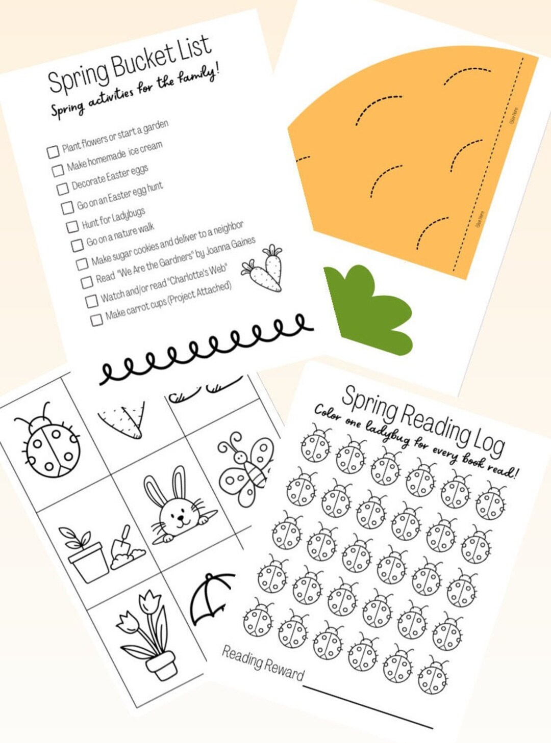 Spring Activity Bundle - Etsy