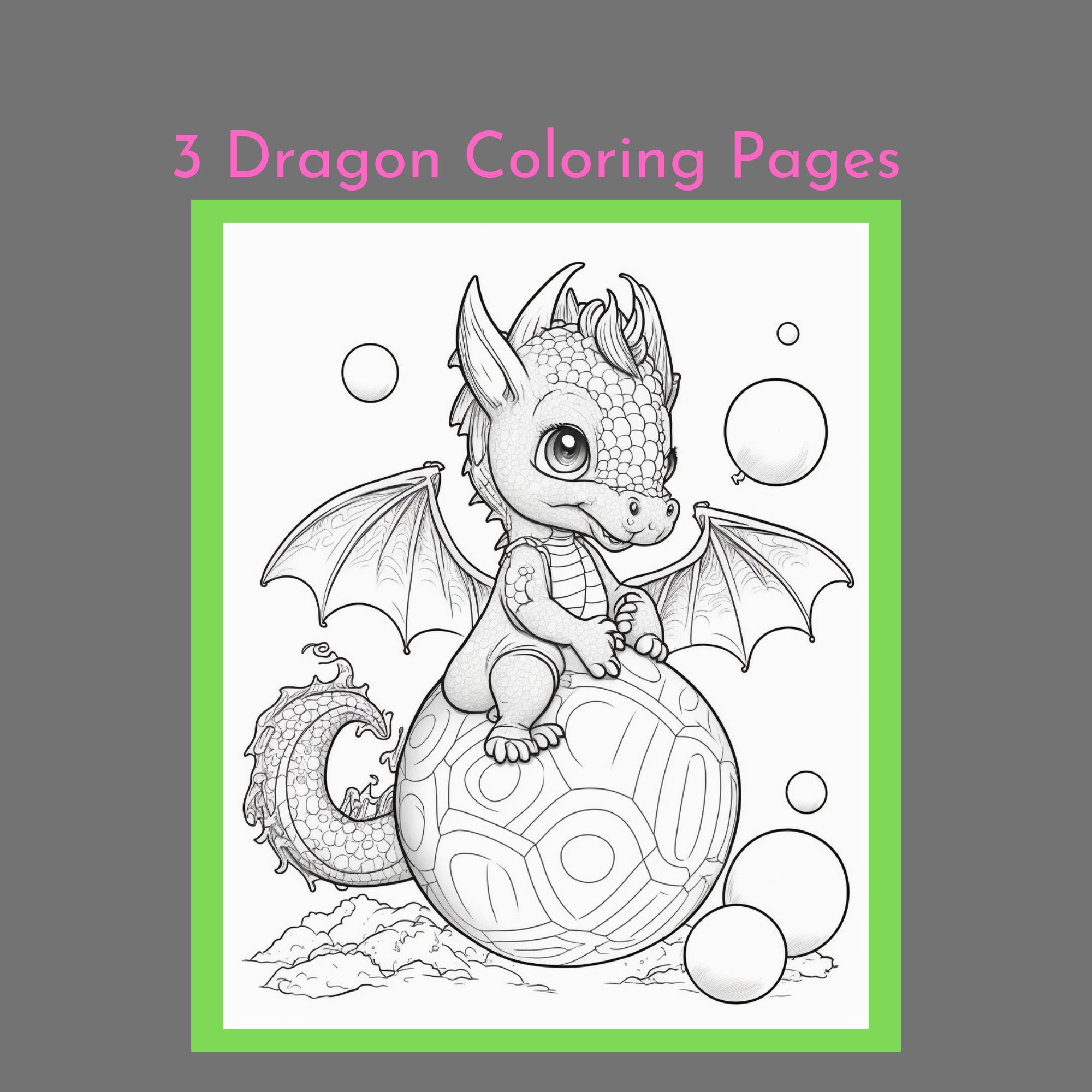 Coloring Pages Of Baby Dragons