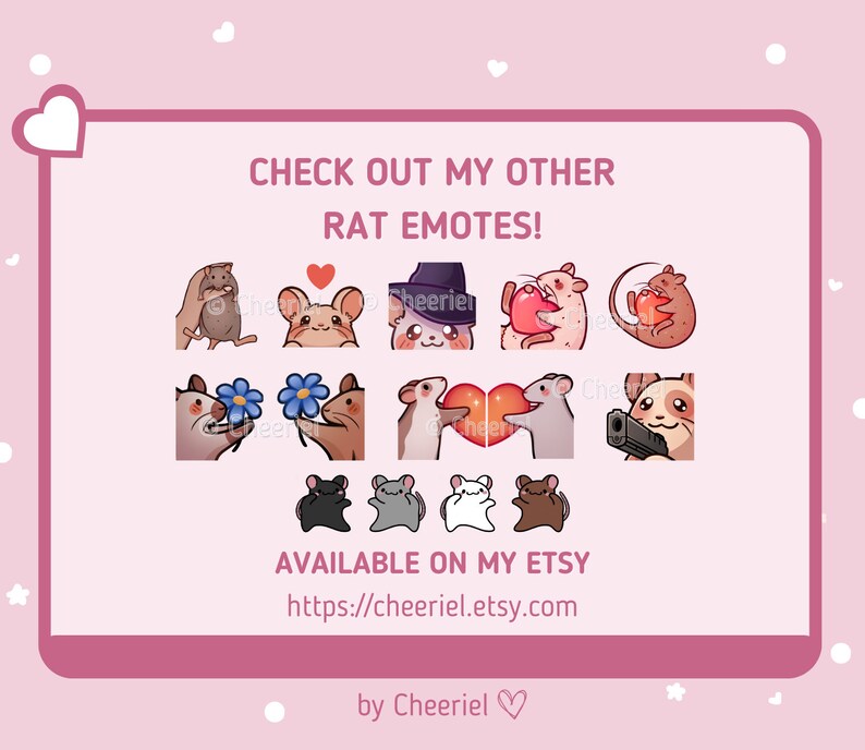 Animated Black Rat Dance Emote | Twitch | Discord | Cute Mouse Jam - Etsy