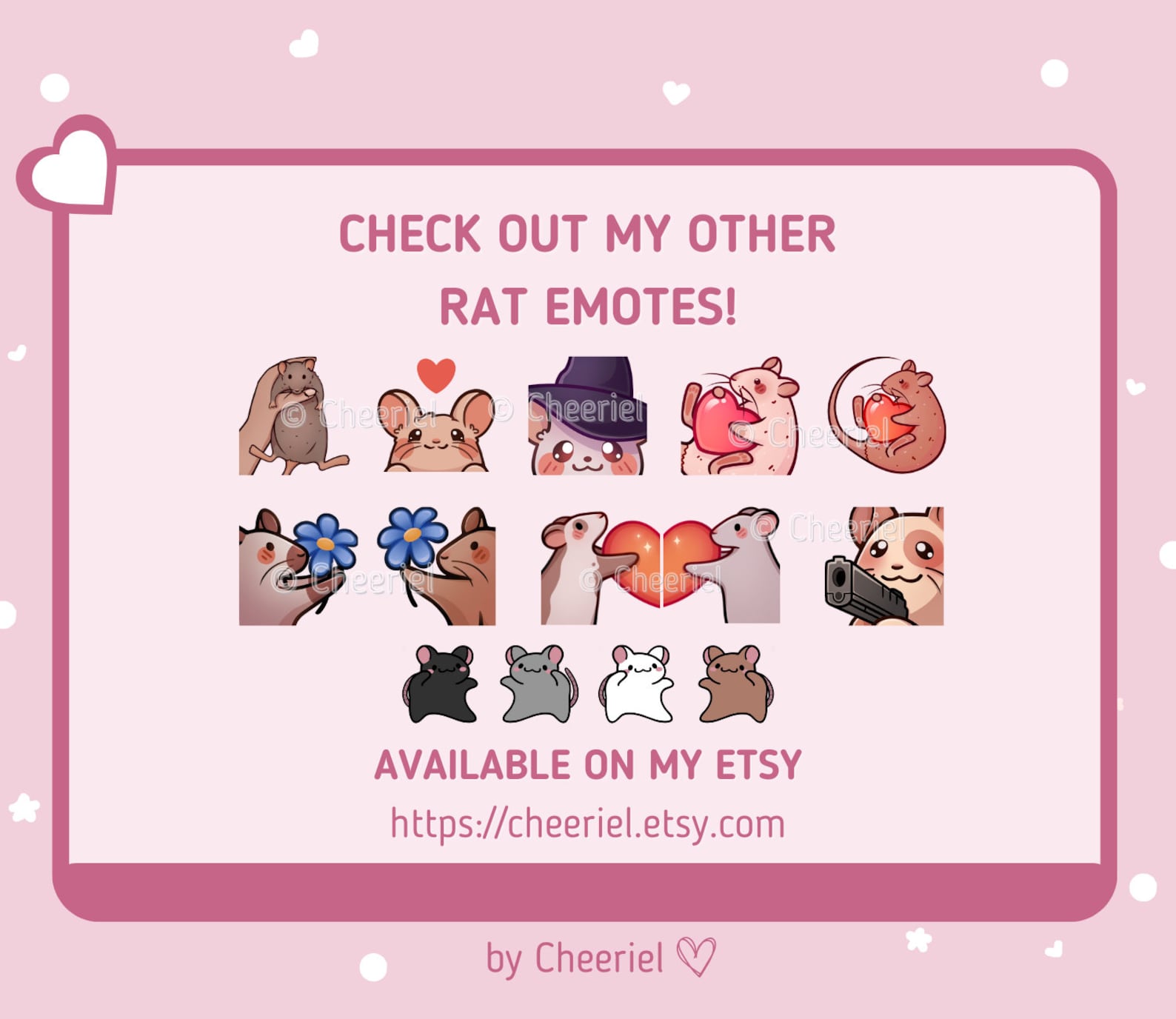 Animated White Rat Dance Emote | Twitch | Discord | Cute Mouse Jam - Etsy