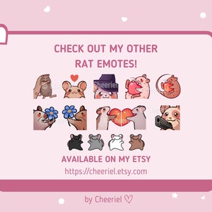 Animated Gray Rat Dance Emote | Twitch | Discord | Cute Mouse Jam - Etsy