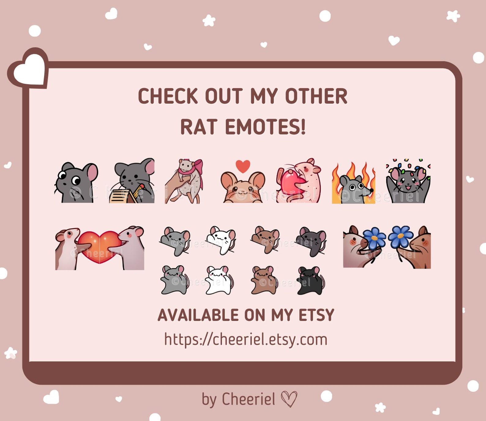 Animated Gray Rat Side Eye Emote | Twitch | Discord | Cute Mouse Stare ...