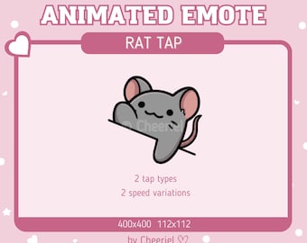 Animated White Rat Dance Emote | Twitch | Discord | Cute Mouse Jam - Etsy