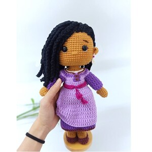 Crochet Asha Doll, Wish Princess Doll, Girl Princess Plushies ...