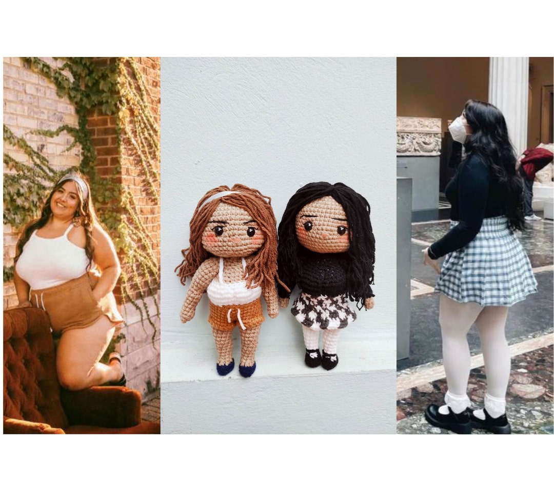 Custom Stuffed Crochet Doll, Mini Look Alike Doll, Personalized Gifts ...