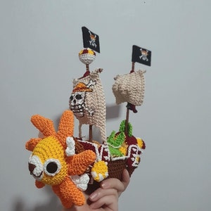 Thousand Sunny Stuff Plushie Going Merry Doll Pirate Ship - Etsy
