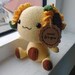 Crochet Axolotl Doll, Sunflower Axolotl Doll, Summer Axolotl, Yellow ...