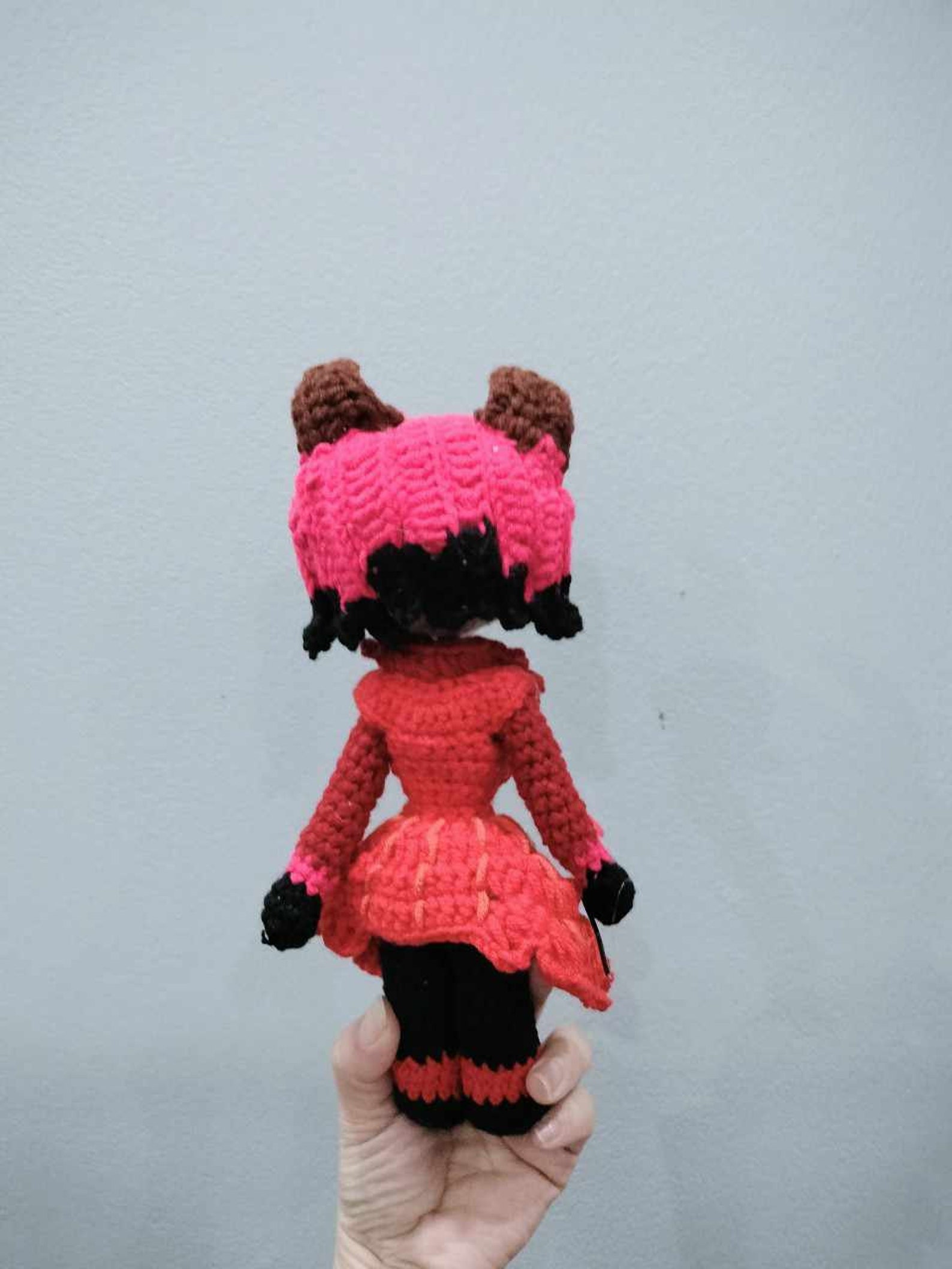 Hazbin Hotel Lucifer Alastor Charlie Crochet Doll, Cotton Yarn Plushie ...