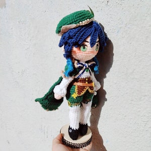 Genshin Impact Doll, Genshin Plush Venti Doll, Venti Barbatos Plushies ...