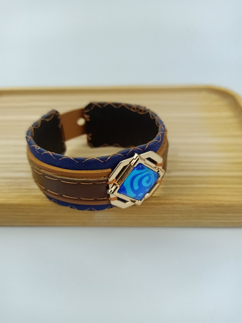 Genshin Vision Leather Bracelet Men Woman Bracelet Leather - Etsy
