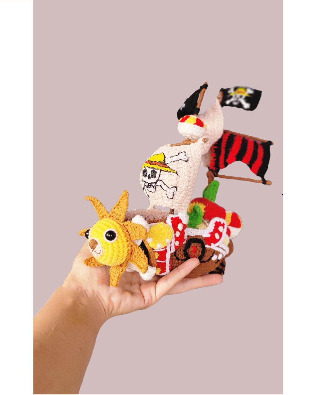 Thousand Sunny Stuff Plushie Going Merry Doll Pirate Ship - Etsy