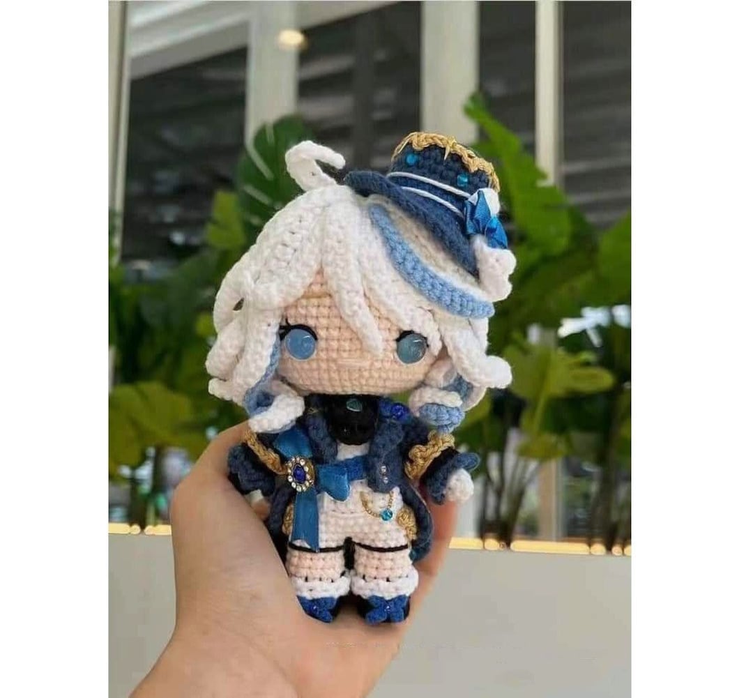 Genshin Impact Doll, Genshin Plush Furina Doll, Focalors Plushies ...