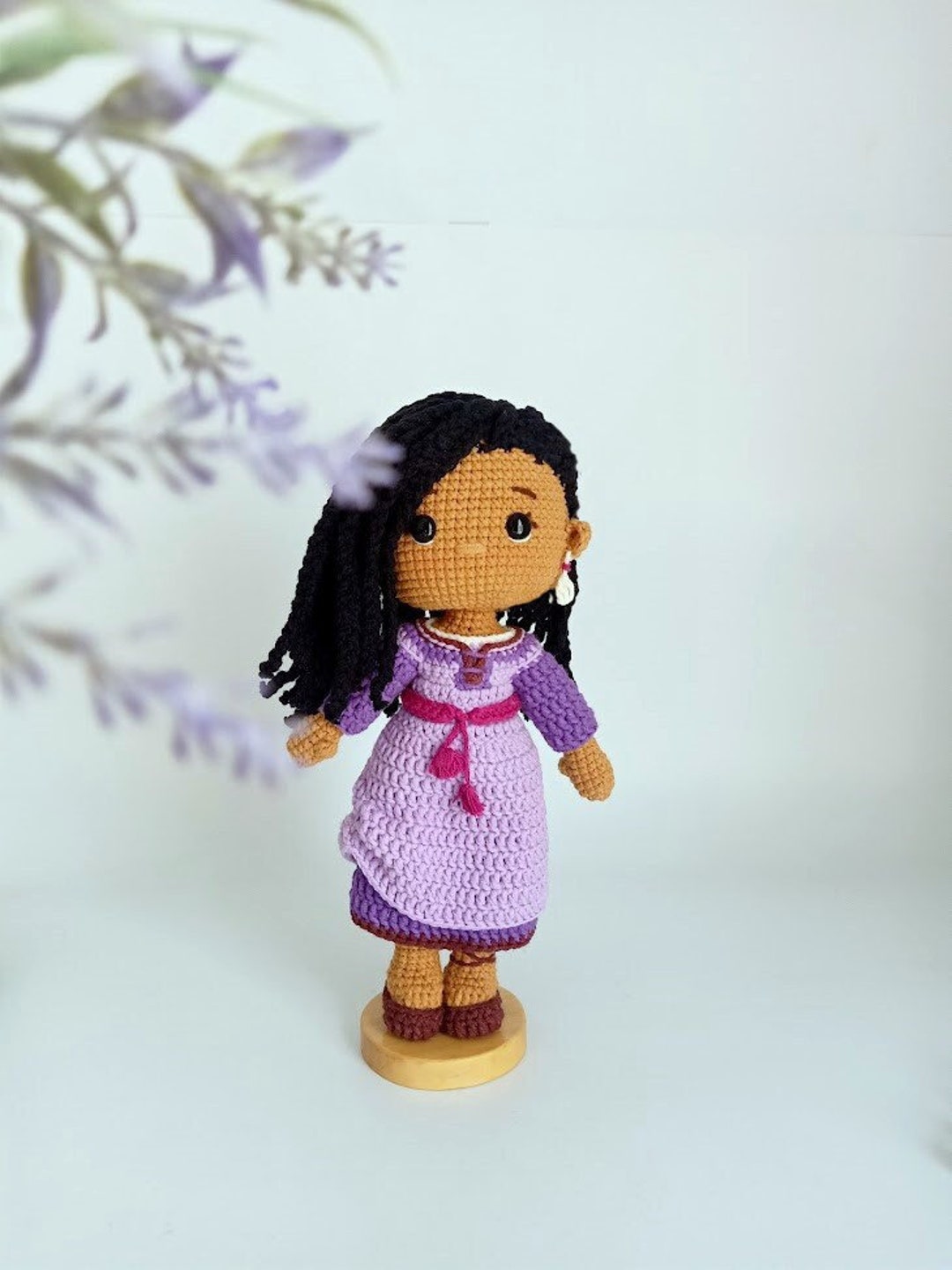 Crochet Asha Doll, Wish Princess Doll, Girl Princess Plushies ...