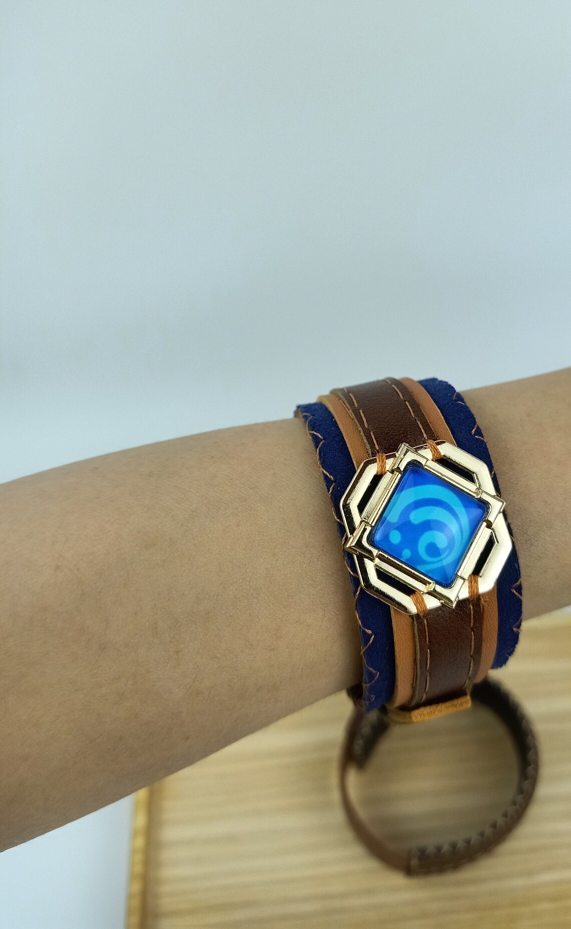 Genshin Vision Leather Bracelet Men Woman Bracelet Leather - Etsy