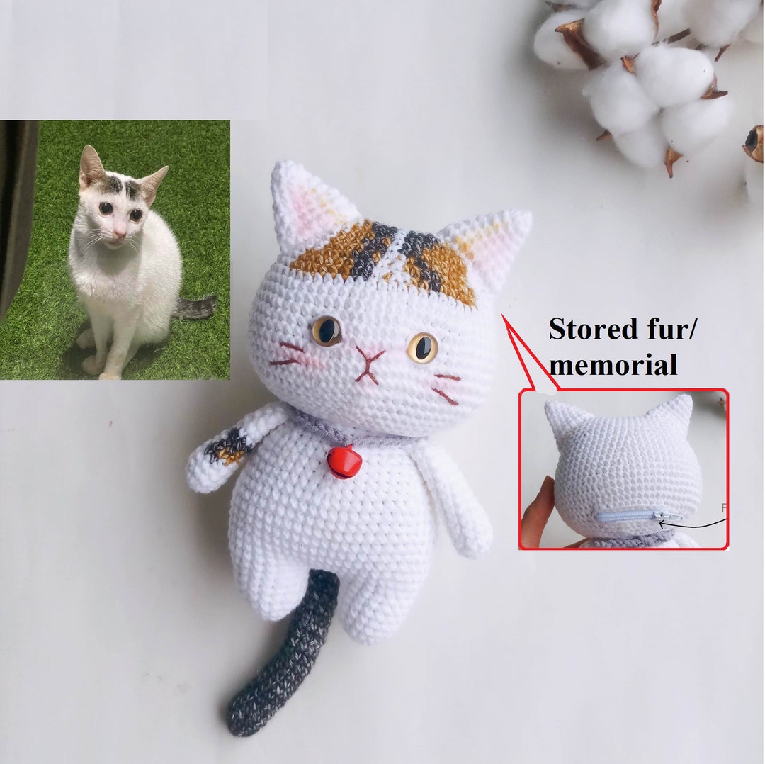 Custom Cat Doll, Custom Stuffed Animal, Personalized Pet Gift, Pet ...