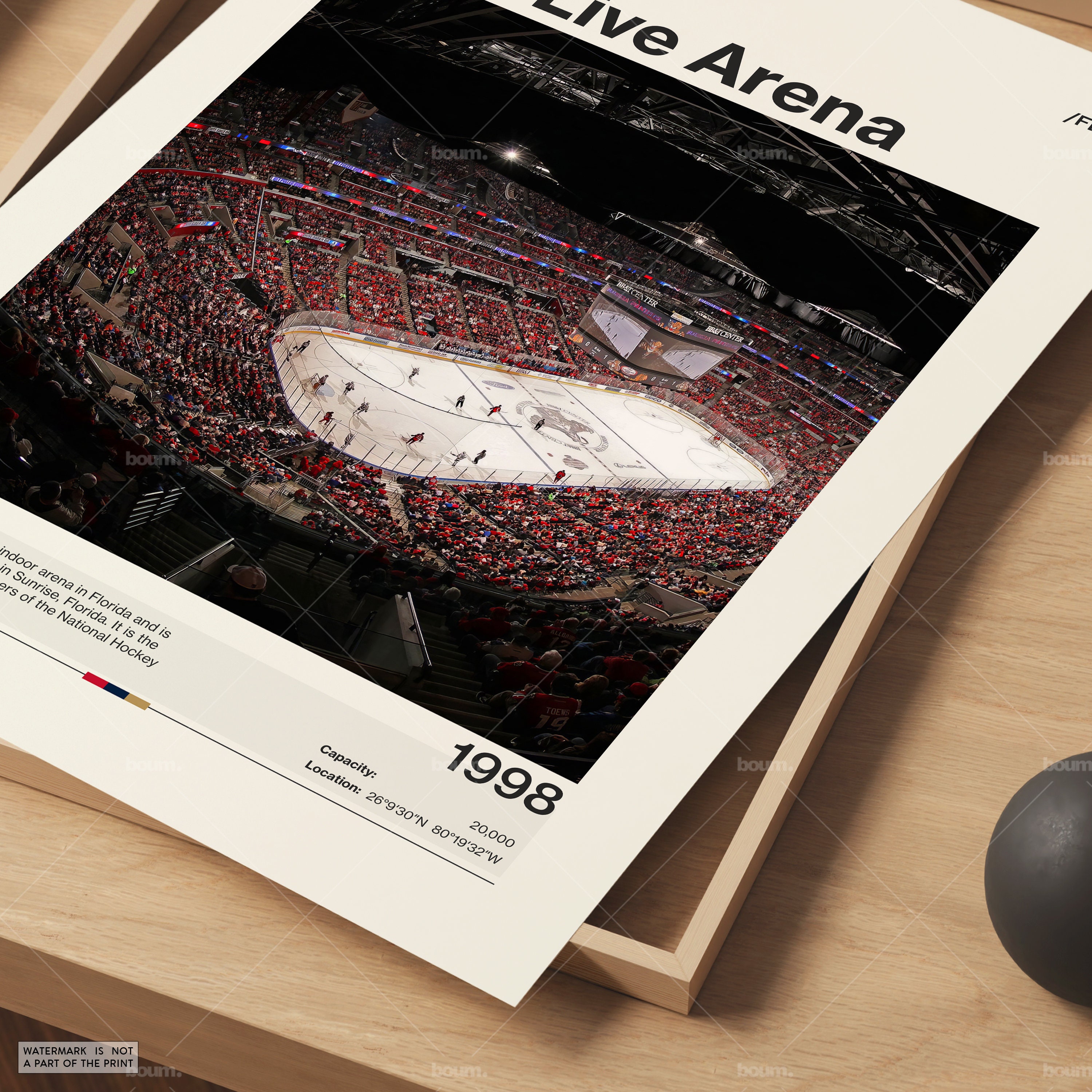 FLA Live Arena Poster, Florida Panthers Poster Print, NHL Arena Poster ...