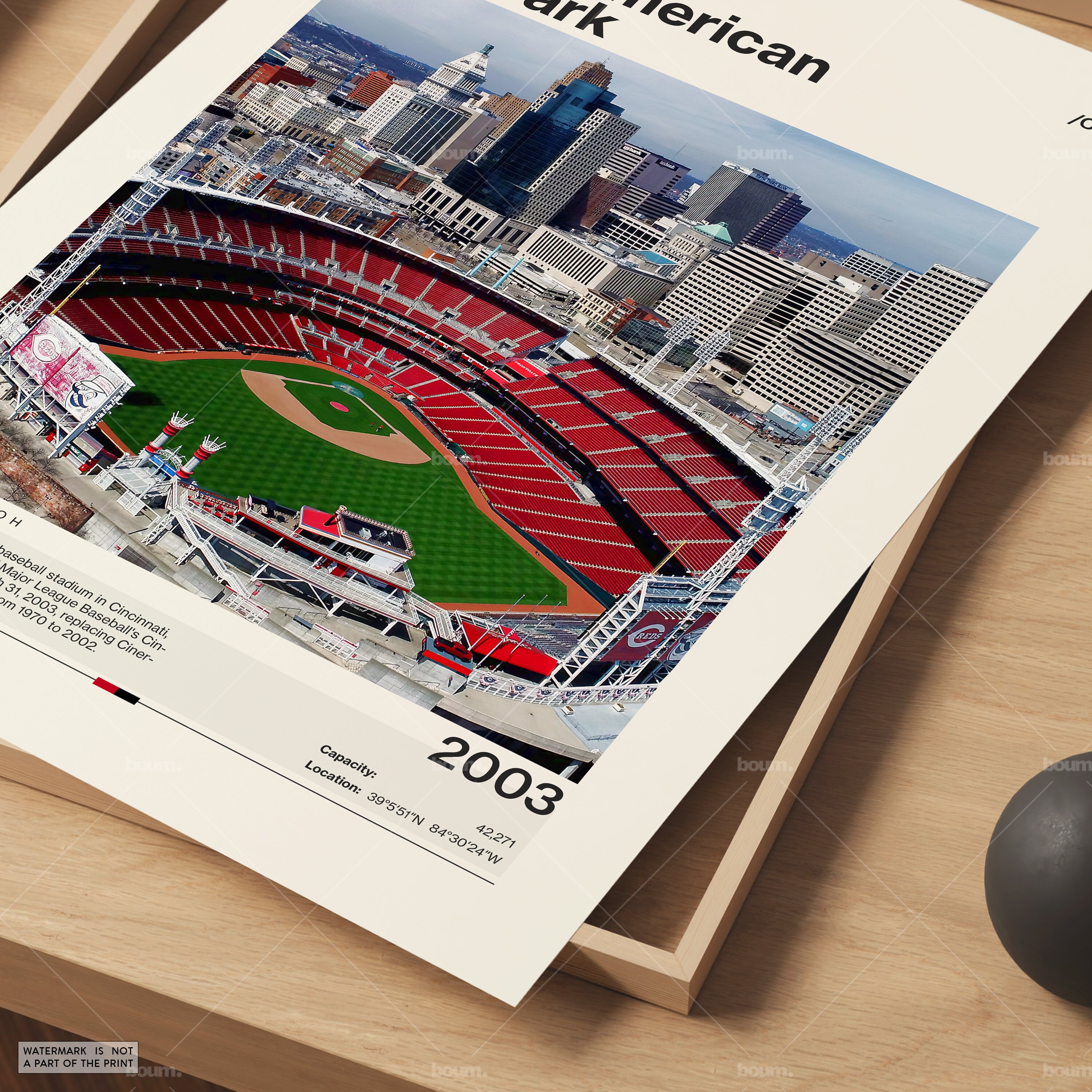 Great American Ball Park Poster Cincinnati Reds Poster Print - Etsy