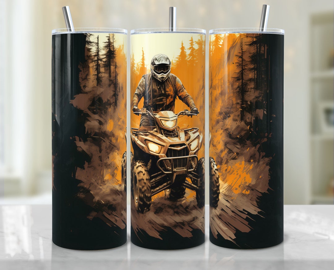 Quad ATV Tumbler Wrap Sublimation Design off Road Digital Design - PNG ...