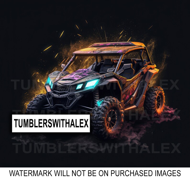 Dark Night Sxs Tumbler Wrap Sublimation Design UTV Tumbler Sublimation ...