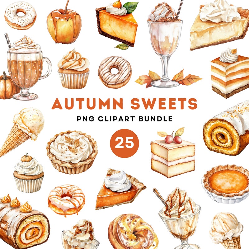 Pumpkin Clipart - Etsy
