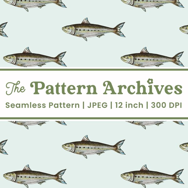 Sardine Pattern - Etsy