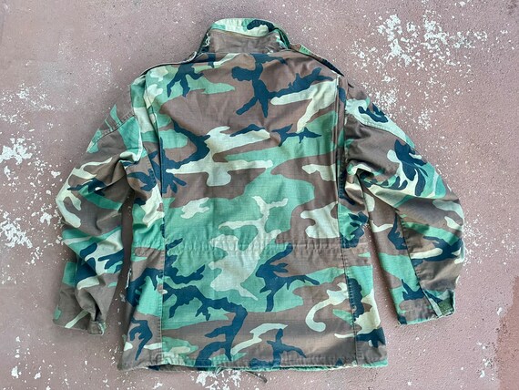 Vintage M65 Cold Weather Field Jacket in Woodland Cam… - Gem