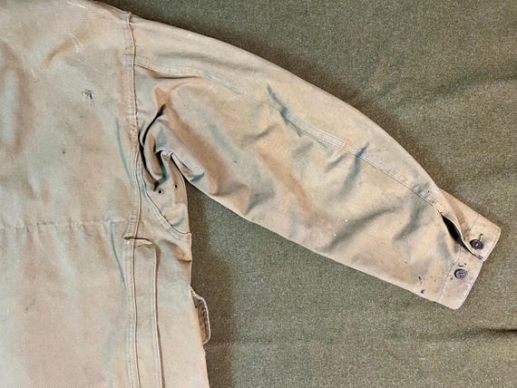 Vintage 1940s Montgomery Ward Canvas Hunting Jacket, … - Gem