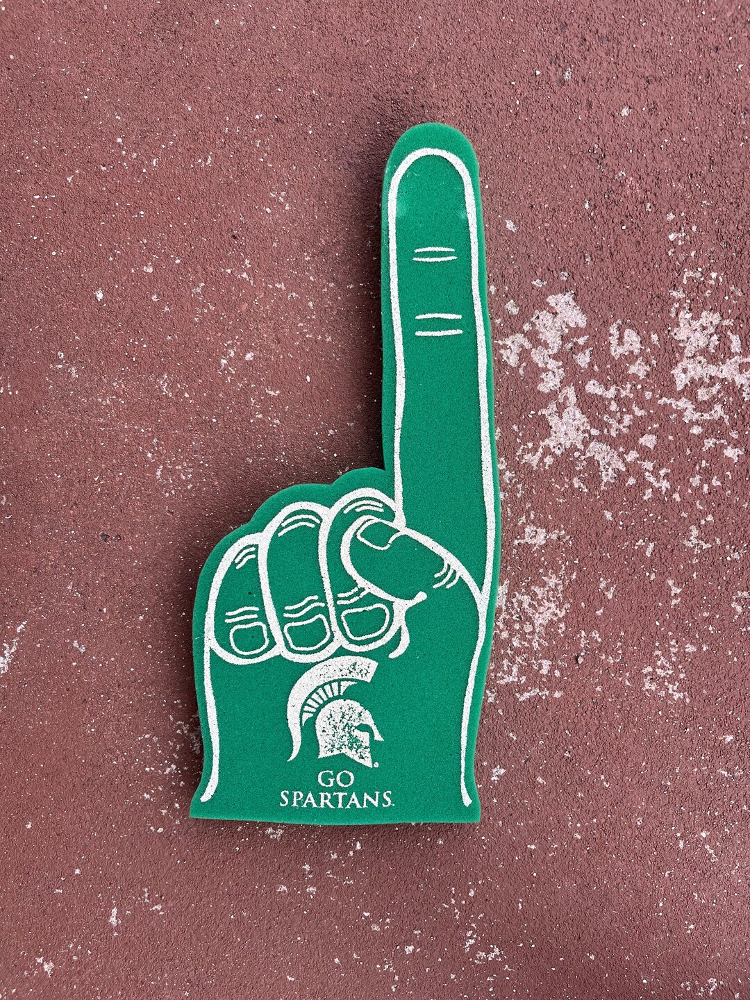 Vintage Michigan State Spartans Foam Hand: Green & White #1 Fan - Etsy