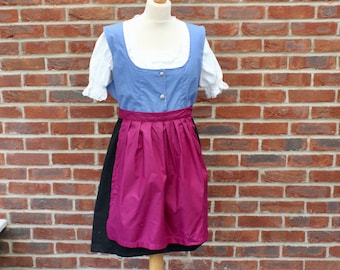 Light Blue Traditional Austrian Dirndl Size 18 217 - Etsy