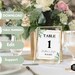 Editable Eucalyptus Wedding Table Number Template, INSTANT Download ...