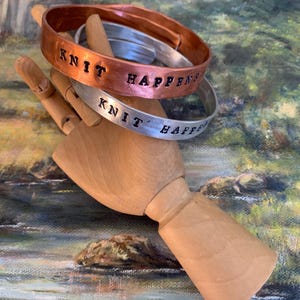 Knitting Needle Bracelet Bangle - Etsy