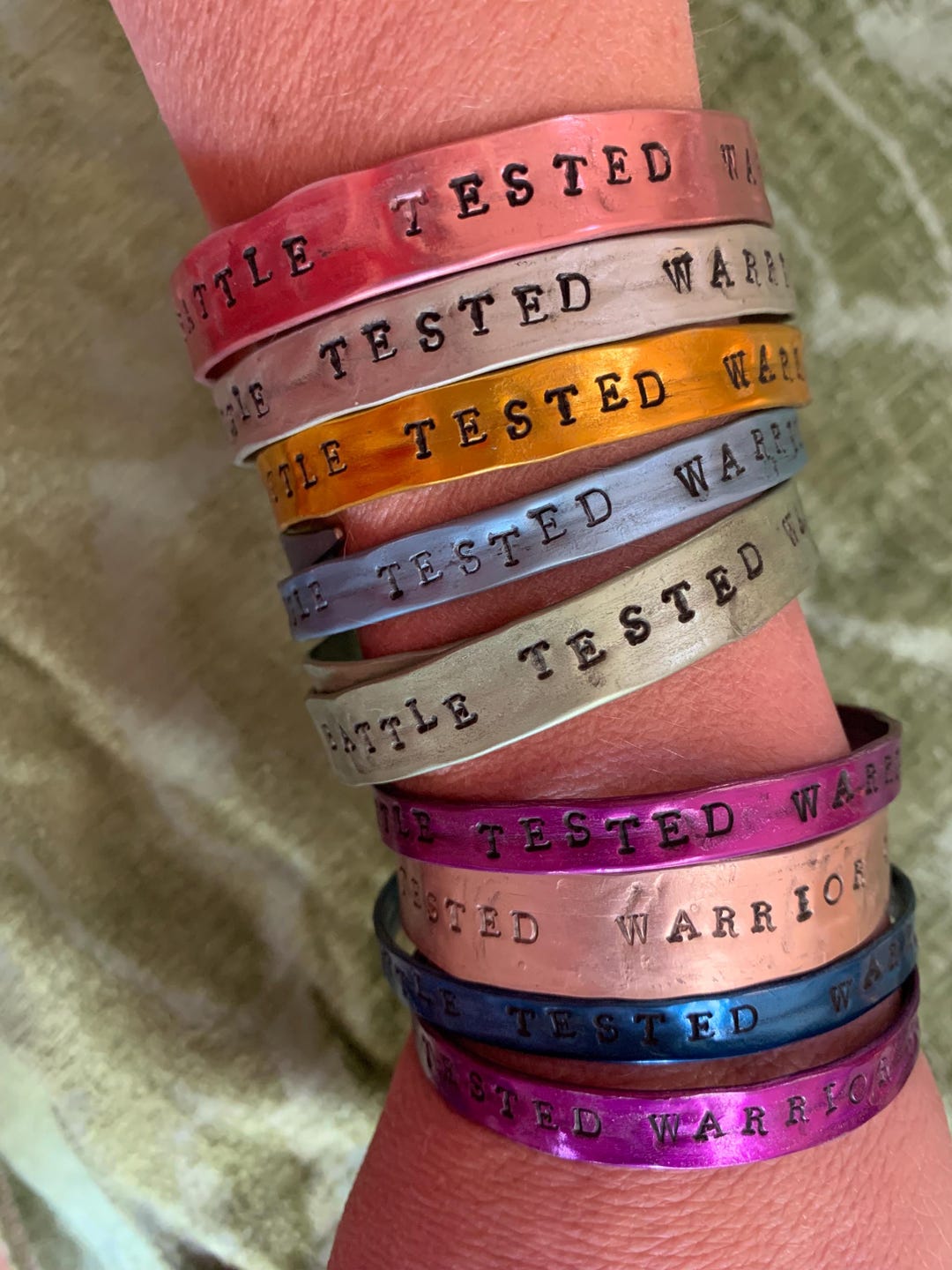 Knitting Needle Bracelet Battle Tested Warrior Queen - Etsy