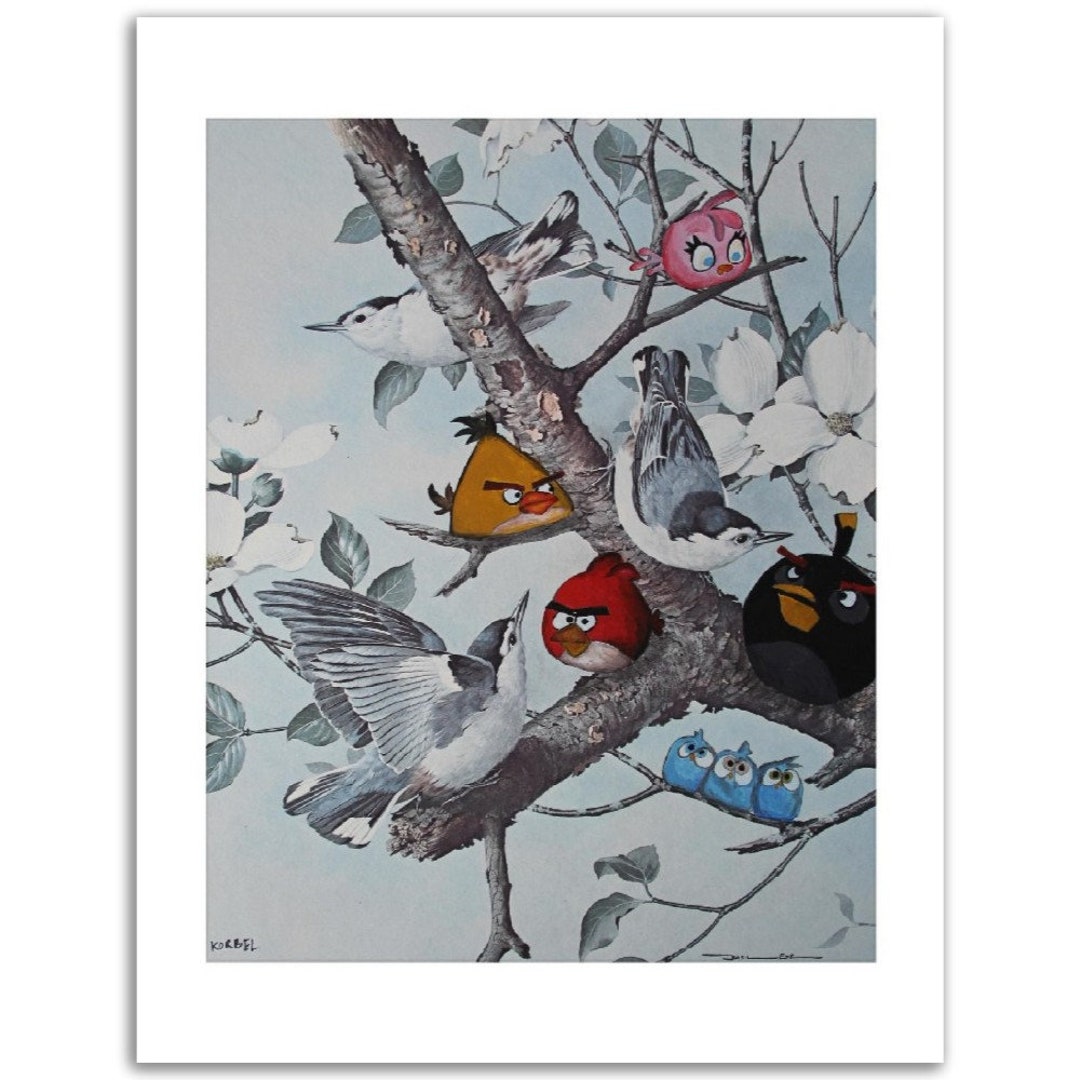 Unhappy Birds Premium Matte Paper Poster 11x14 Inches - Etsy