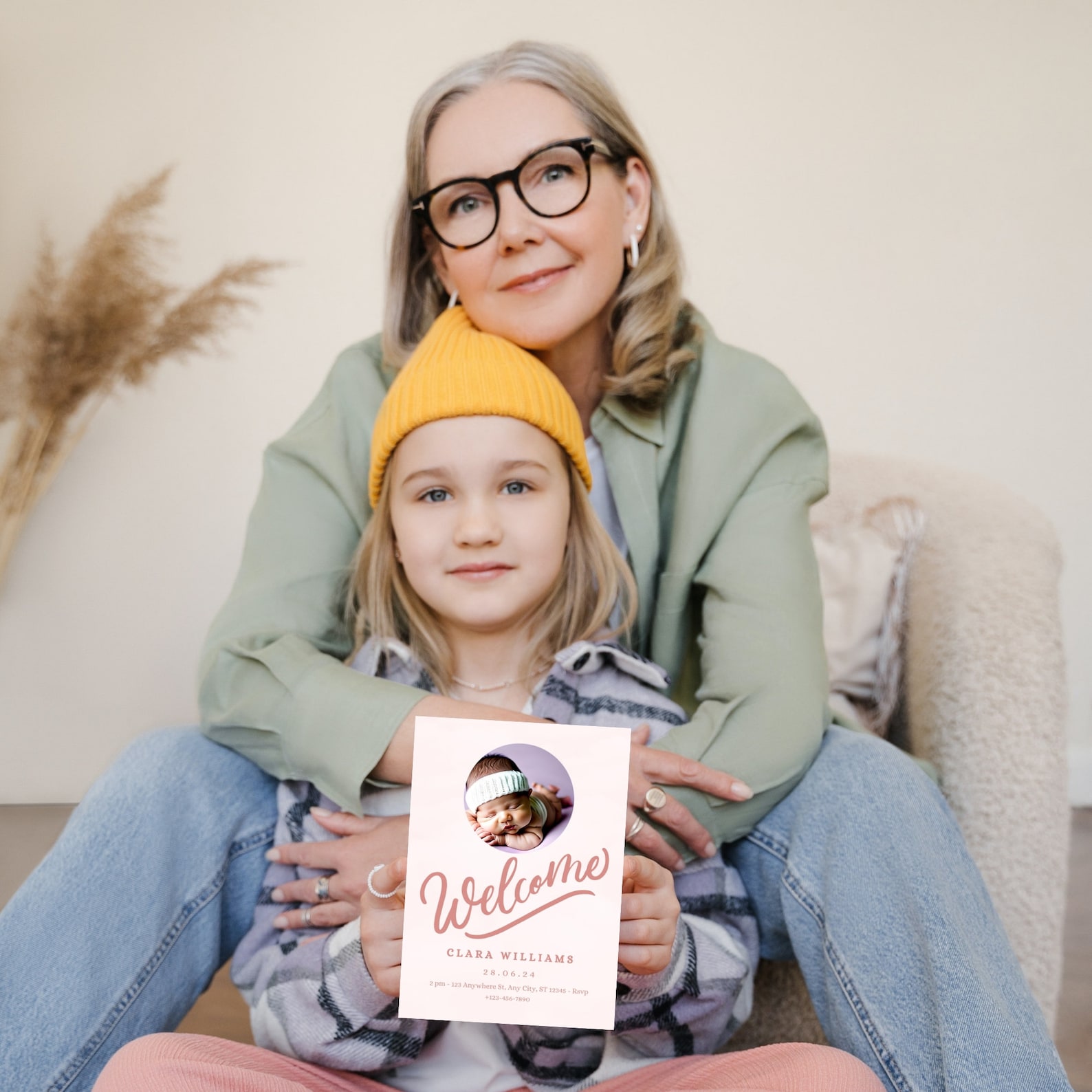 Welcome Baby Invitation Templateeditable - Etsy