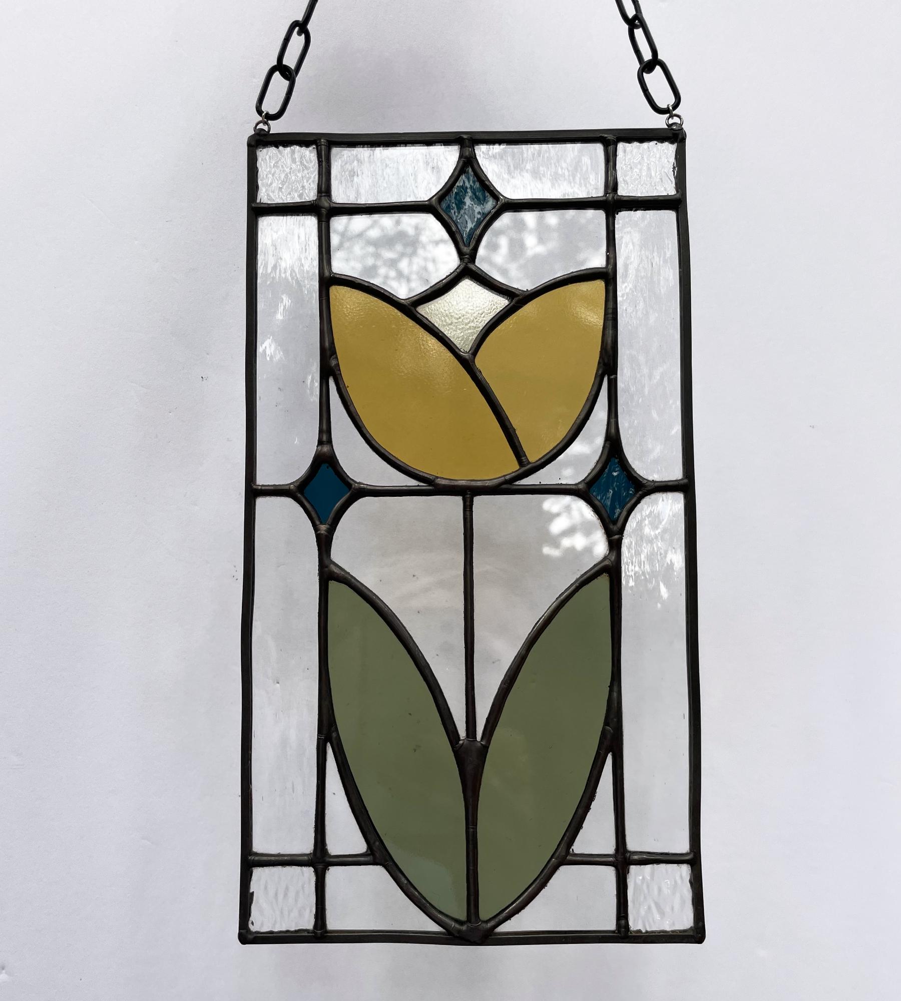 Traditional Tulip Stained Glass Pattern - Commercial License - Etsy