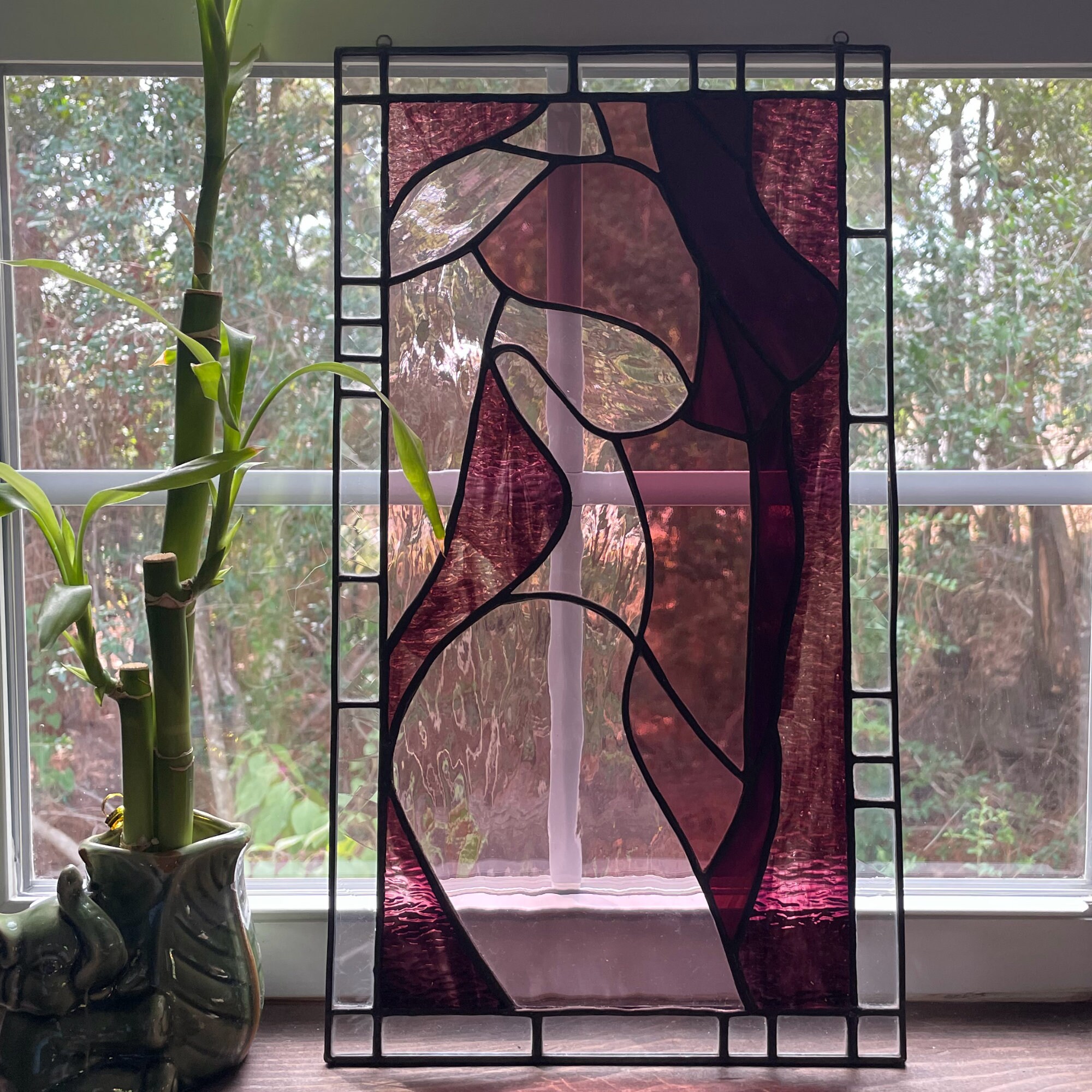 Stained Glass Pattern Woman Stained Glass Pattern Kassie Rae - Etsy