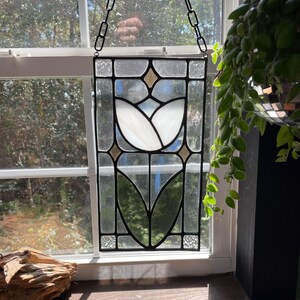 Traditional Tulip Stained Glass Pattern - Hobby License - Etsy