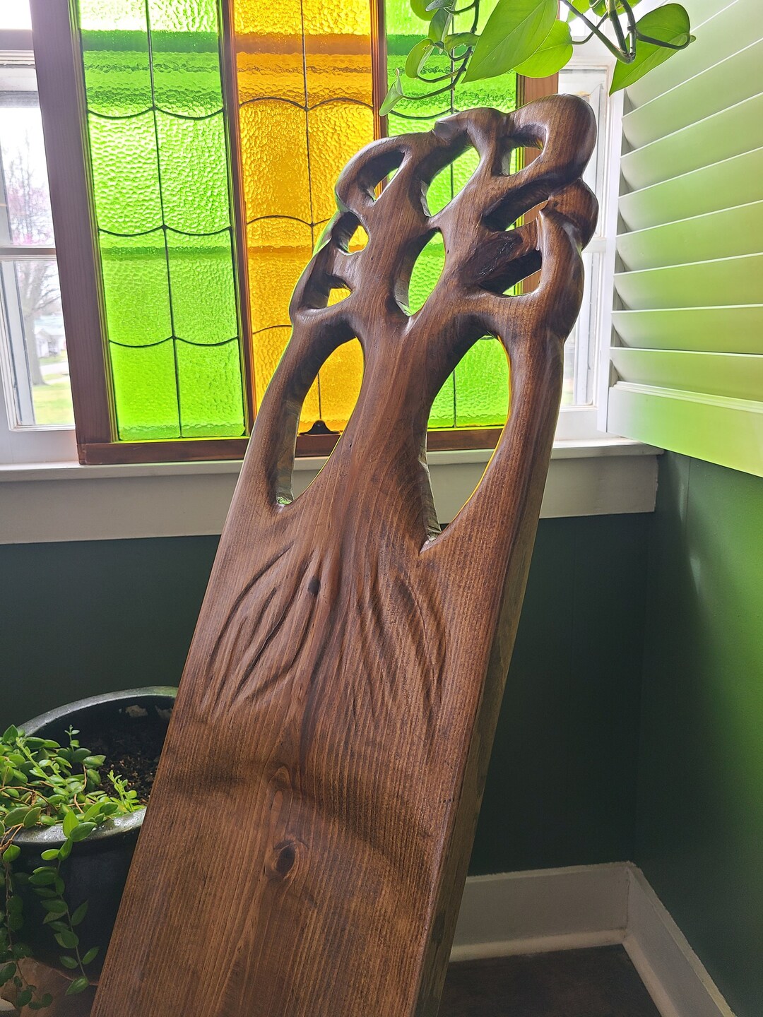 Hand Carved Stargazing Chair, Viking Chair, the Tree Chair - Etsy