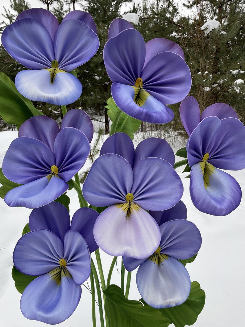 Large Artificial Handmade VIOLETS || Wedding / Party Decoration ...