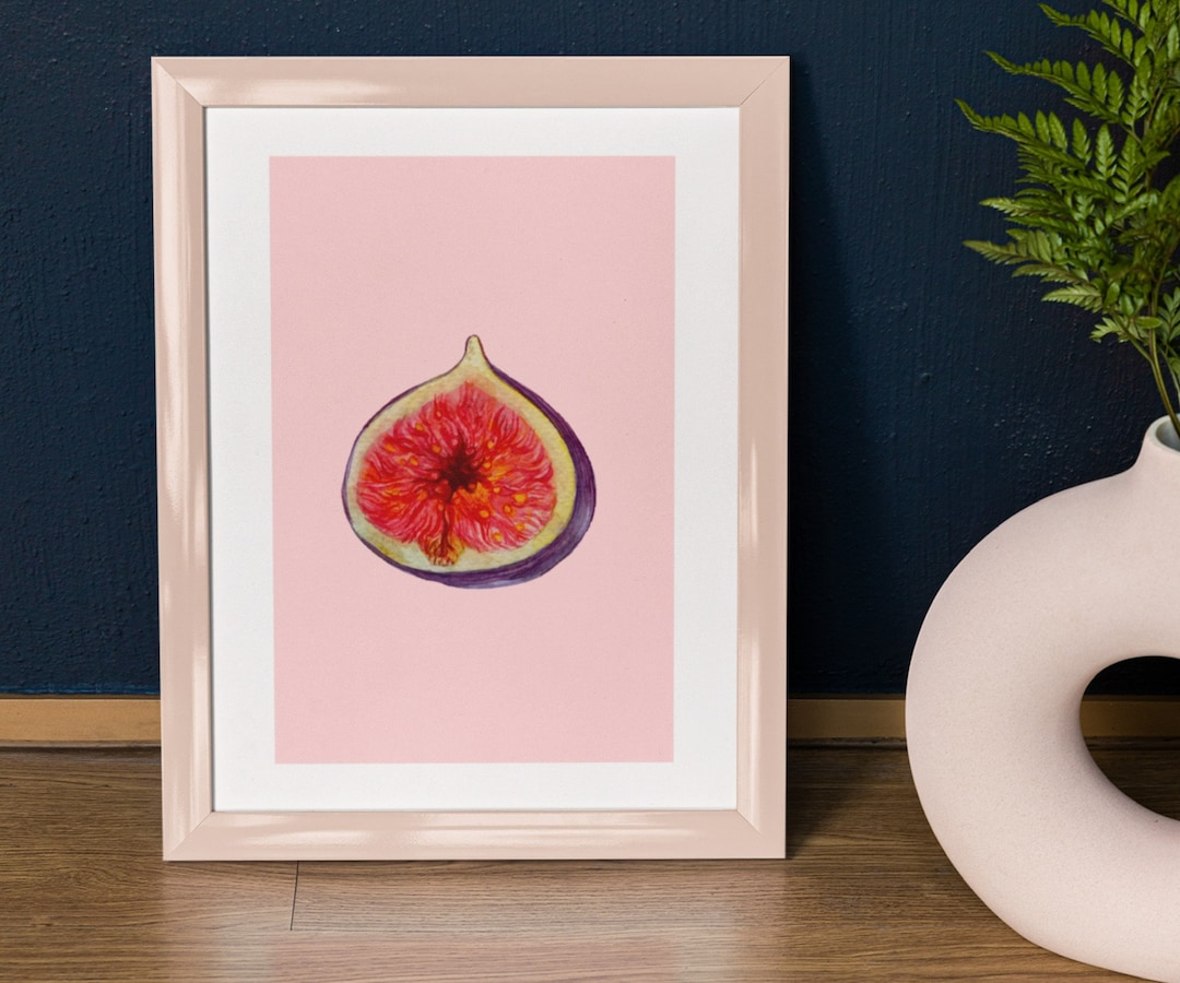 Fig Art Print, Digital Download, Watercolor Fig Print, Printable ...