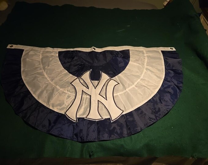 NY Yankees Bunting Pleated Fan Banner - Etsy
