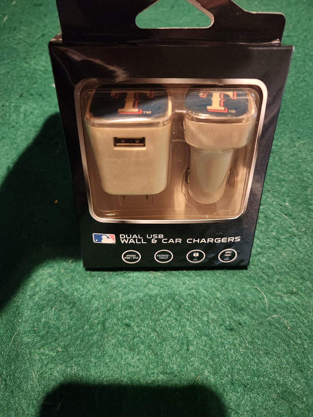 Brand New Texas Rangers Dual USB Wall & Car Chargers - Etsy