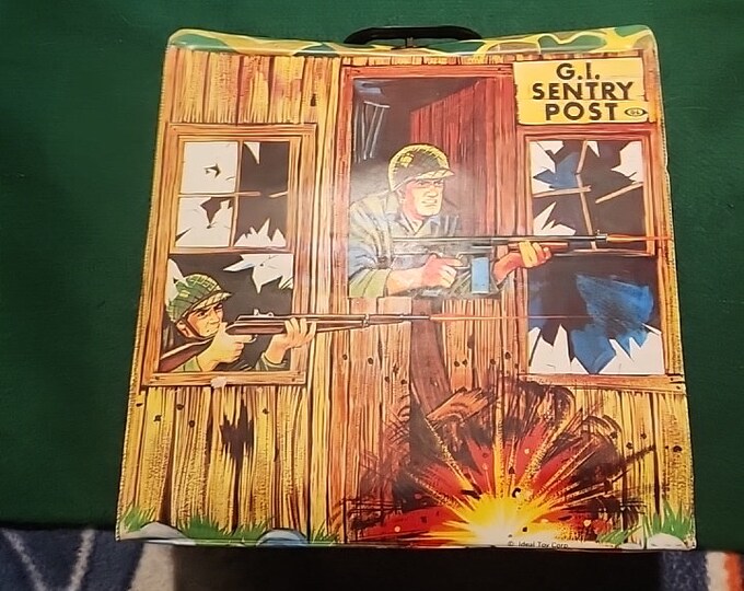 G.I. Sentry Post Carry Case GI Joe 1960s Ideal Vintage Accessory Case ...