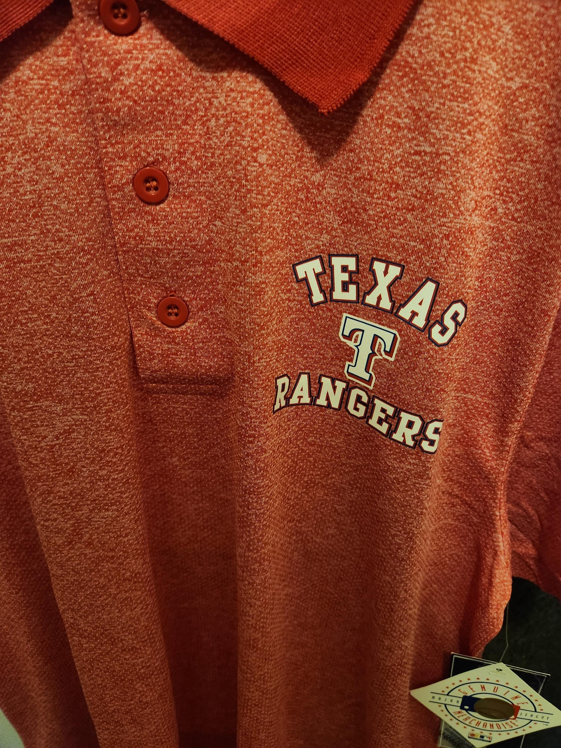Brand New Texas Rangers Mens Red Polo - Etsy