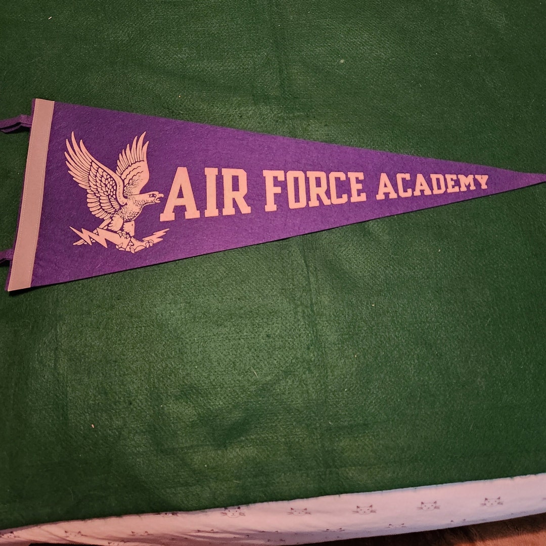 Vtg. Air Force Academy Felt Pennant - Etsy