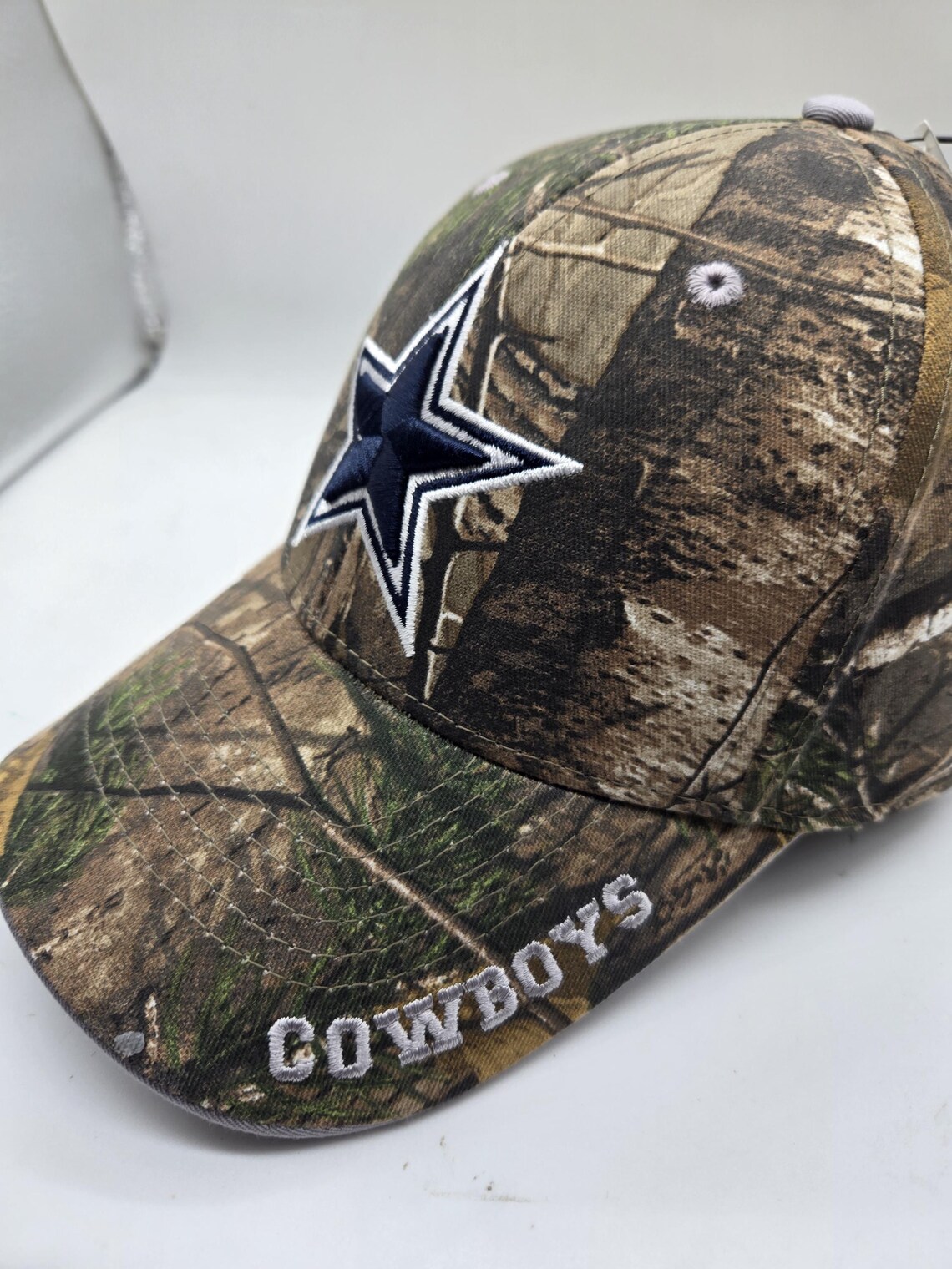 Dallas Cowboys Realtree Camo Adjustable Hat - Etsy