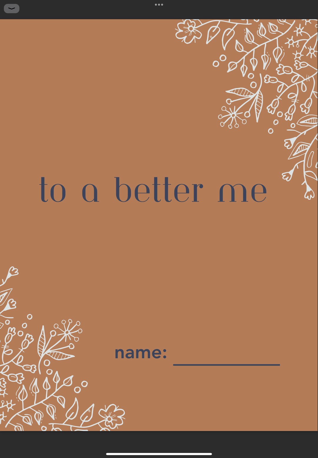 To a Better Me Habit Planner - Etsy