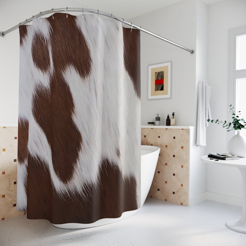 Cow Shower Curtain - Etsy